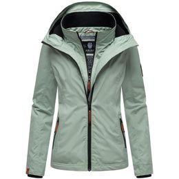 Marikoo Damen Outdoorjacke "Erdbeere", gr&uuml;n, Gr. XL, Obermaterial: 100% Polyester. Innenfutter: 100% Polyester. &Auml;rmelfutter: 100% Polyester.