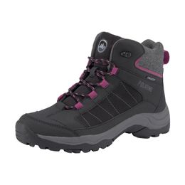 Winterboots Polarino "Klara", Damen, Gr. 36, schwarz (schwarz, pink), Synthetik, Textil, Schuhe Winterboots