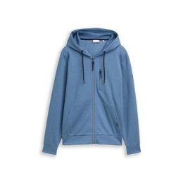 Tom Tailor Zip-Up Hoodie male Blue size XL
