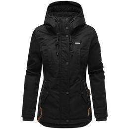 Marikoo Damen Winterjacke "Bikoo", schwarz, Gr. XS, Oberstoff: 100% Baumwolle. Futter: 100% Polyester. Wattierung: 100% Polyester. &Auml;rmelfutter: 100%