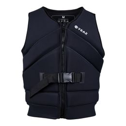 YEAZ Schwimmweste "Neoprenweste mit Gurt NEOVEST PRO", M, schwarz, Schwimmwesten