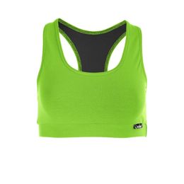 Sport-Bustier WINSHAPE "WVR1", Damen, Gr. XS, Normalgr&ouml;&szlig;en, gr&uuml;n (apfelgr&uuml;n), Obermaterial: 90% Baumwolle, 10% Elasthan, BHs Sport Bustiers