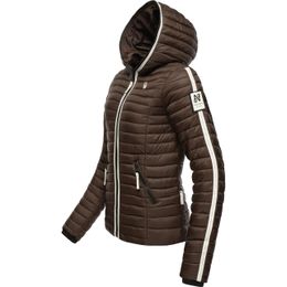 Navahoo Damen Steppjacke "Kimuk Prc", braun, Gr. S, Oberstoff: 100% Nylon; Futter: 100% Polyester; Wattierung: 100% Polyester; &Auml;rmelfutter: 100%