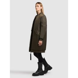 Khujo Damen Wintermantel "Lulu", gr&uuml;n, Gr. S, Obermaterial: 100% Nylon. Innenfutter: 100% Polyester. Wattierung: 100% Polyester. &Auml;rmelfutter: 100%