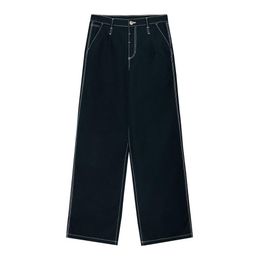 Bershka Pants female Blue size 42