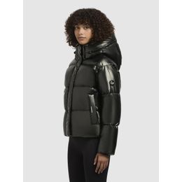 Khujo Damen Steppjacke "Devina Shiny-YM", gr&uuml;n, Gr. XL, Obermaterial: 50% Polyurethan, 50% Polyester; Futter: 100% Nylon; Wattierung: 100% Polyester,