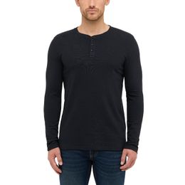 Mustang Herren Langarmshirt "Herren Style Atchison"anthrazit, Gr. XL, Jersey, 100% Baumwolle, Shirts