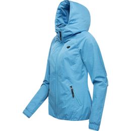 Ragwear Damen Outdoorjacke "Dizzie Tech", blau, Gr. L, Obermaterial: 100% Polyester; Innenfutter: 100% Polyester, Jacken, Wasserdichte Damen