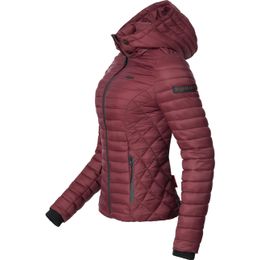 Marikoo Damen Steppjacke "Samtpfote", rot, Gr. XS, Oberstoff: 100% Nylon; Futter: 100% Polyester; Wattierung: 100% Polyester, Jacken, ultraleichte