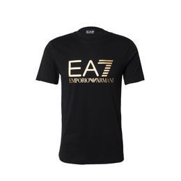 EA7 Emporio Armani T-Shirt Herren Gr&ouml;&szlig;e XS gold / schwarz