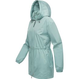 Ragwear Damen Outdoorjacke "Monadissimo A YOUMODO", blau, Basic, Gr. S, Obermaterial: 100% Polyester; Innenfutter: 100% Polyester, Jacken,