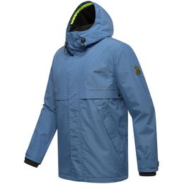 STONE HARBOUR Herren Regenjacke "Zanjaar", blau, Gr. L, Obermaterial: 100% Nylon; Innenfutter: 100% Polyester; &Auml;rmelfutter: 100% Polyester, Jacken,