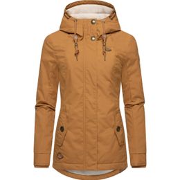 Ragwear Damen Winterjacke "Monade", braun, Gr. XL, Obermaterial: 65% Polyester, 35% Baumwolle. Futter: 100% Polyester. Wattierung: 100% Polyester,