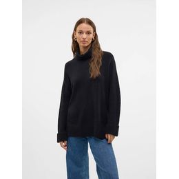 Véro Moda Vero Moda Rollkragenpullover in Schwarz - 81% | Größe M | Damen-pullover-cardigans
