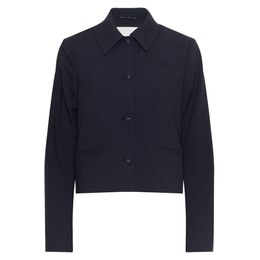 MOSS COPENHAGEN Hemdjacke "Wilder" in Dunkelblau - 59% | Gr&ouml;&szlig;e XS | Damenjacken