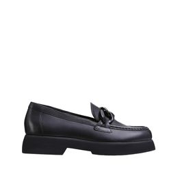 H&ouml;gl H&ouml;gl Leder-Mokassins "Stacy" in Schwarz - 49% | Gr&ouml;&szlig;e 37 | Damen-schuhe-halbschuhe