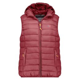 Geographical Norway Steppweste "Vatikolor" in Aubergine - 62% | Gr&ouml;&szlig;e L | Damenjacken