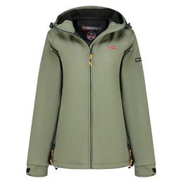 Geographical Norway Softshelljacke "Tamilalor" in Olivgr&uuml;n - 74% | Gr&ouml;&szlig;e S | Damen-outdoorjacken
