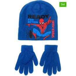 Spiderman 2tlg. Winteraccessoires-Set "Spiderman" in Blau - 12% | Größe 54 cm | Kindermuetzen
