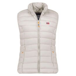 Geographical Norway Steppweste "Vatikolor" in Hellgrau - 68% | Gr&ouml;&szlig;e S | Damenjacken