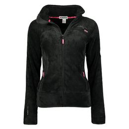 Geographical Norway Fleecejacke "Upaline" in Schwarz - 57% | Gr&ouml;&szlig;e XL | Damenjacken