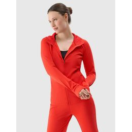 4F Trainingsjacke in Rot - 72% | Gr&ouml;&szlig;e S | Damen-outdoorjacken