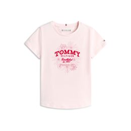 Tommy Hilfiger T-Shirt M&auml;dchen Gr&ouml;&szlig;e 74 ros&eacute; / altrosa / dunkelpink