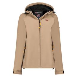 Geographical Norway Softshelljacke "Tamilalor" in Taupe - 68% | Gr&ouml;&szlig;e L | Damen-outdoorjacken