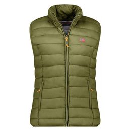 Geographical Norway Steppweste "Vatikolor" in Olivgr&uuml;n - 68% | Gr&ouml;&szlig;e M | Damenjacken