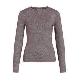 Vila Longsleeve "Vicatera" in Hellbraun - 30% | Gr&ouml;&szlig;e S | Damen-tops