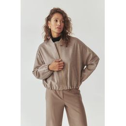 TATUUM Woll&uuml;bergangsjacke "Sakali" in Taupe - 49% | Gr&ouml;&szlig;e S | Damenjacken