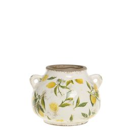 Chic Antique Limone Blumentopf mit Henkeln skandinavische Deko Online Shop