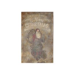 Chic Antique Vintage Schild mit Weihnachtsmann Shabby skandinavische Deko Online Shop