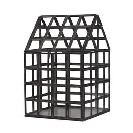 Chic Antique Eisen Gew&auml;chshaus Deko Glas skandinavische Deko Online Shop