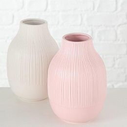 Boltze Vase Bresca 2er skandinavische Deko Online Shop