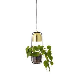 Bloomingville Pendellampe Gullak mit Blumentopf skandinavische Deko Online Shop