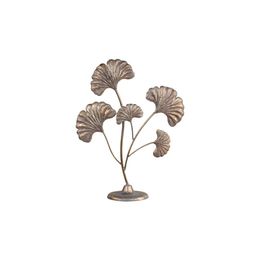 Chic Antique Dekor mit 5 Bl&auml;ttern aus Metall skandinavische Deko Online Shop