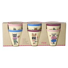 Rice Melamin Becher Medium Nathalie L&eacute;t&eacute; 6er Pack skandinavische Deko Online Shop