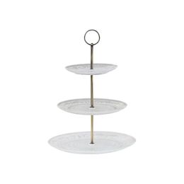 Chic Antique Etagere mit 3 Glastellern skandinavische Deko Online Shop