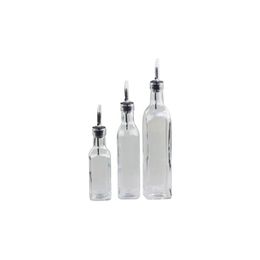 Chic Antique &Ouml;lflaschen 3er-Set mit Ausschenker skandinavische Deko Online Shop