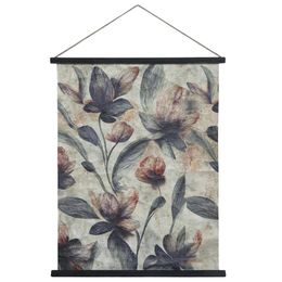 Chic Antique Leinwandbild zum Aufh&auml;ngen mit Blumen skandinavische Deko Online Shop
