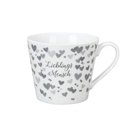 Krasilnikoff Happy Cup Lieblings Mensch, grau skandinavische Deko Online Shop