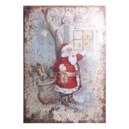 Chic Antique Vintage Schild mit Weihnachtsmann skandinavische Deko Online Shop
