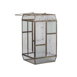 Chic Antique Laterne mit mattiertem Glas skandinavische Deko Online Shop