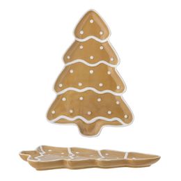 Bloomingville Ginnie Servierplatte, Lebkuchen skandinavische Deko Online Shop