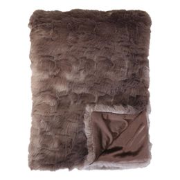 Chic Antique Plaid aus Pelzimitat skandinavische Deko Online Shop