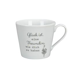 Krasilnikoff Happy Cup, Glück ist eine Freundin wir dich zu haben skandinavische Deko Online Shop