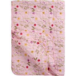 IB Laursen Quilt rosa mit Gartenblumen IB Laursen Online Shop