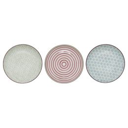 Bloomingville Patrizia Teller, 3er, Steingut skandinavische Deko Online Shop