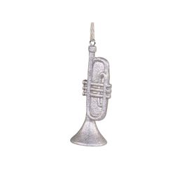 Chic Antique Trompeten Anh&auml;nger mit Glitzer skandinavische Deko Online Shop